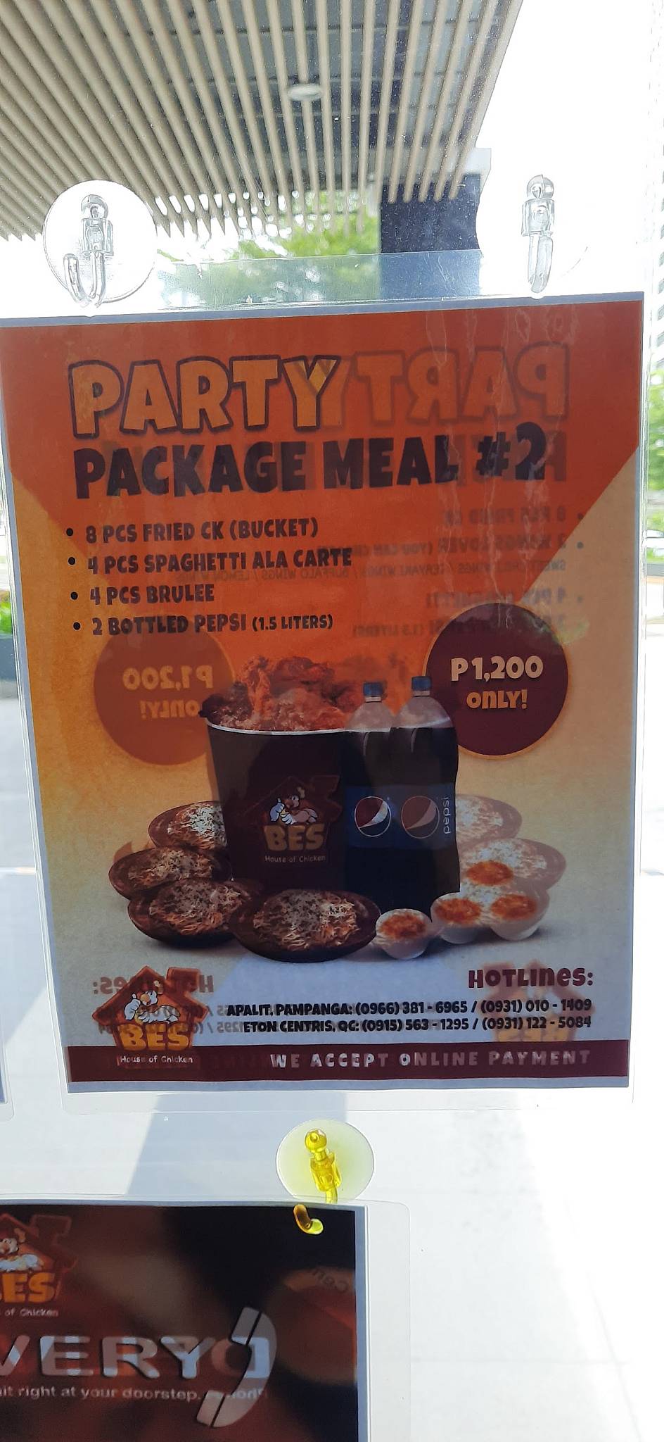 Menu at BES House of Chicken/ SALUT Restautrant restaurant, Quezon City