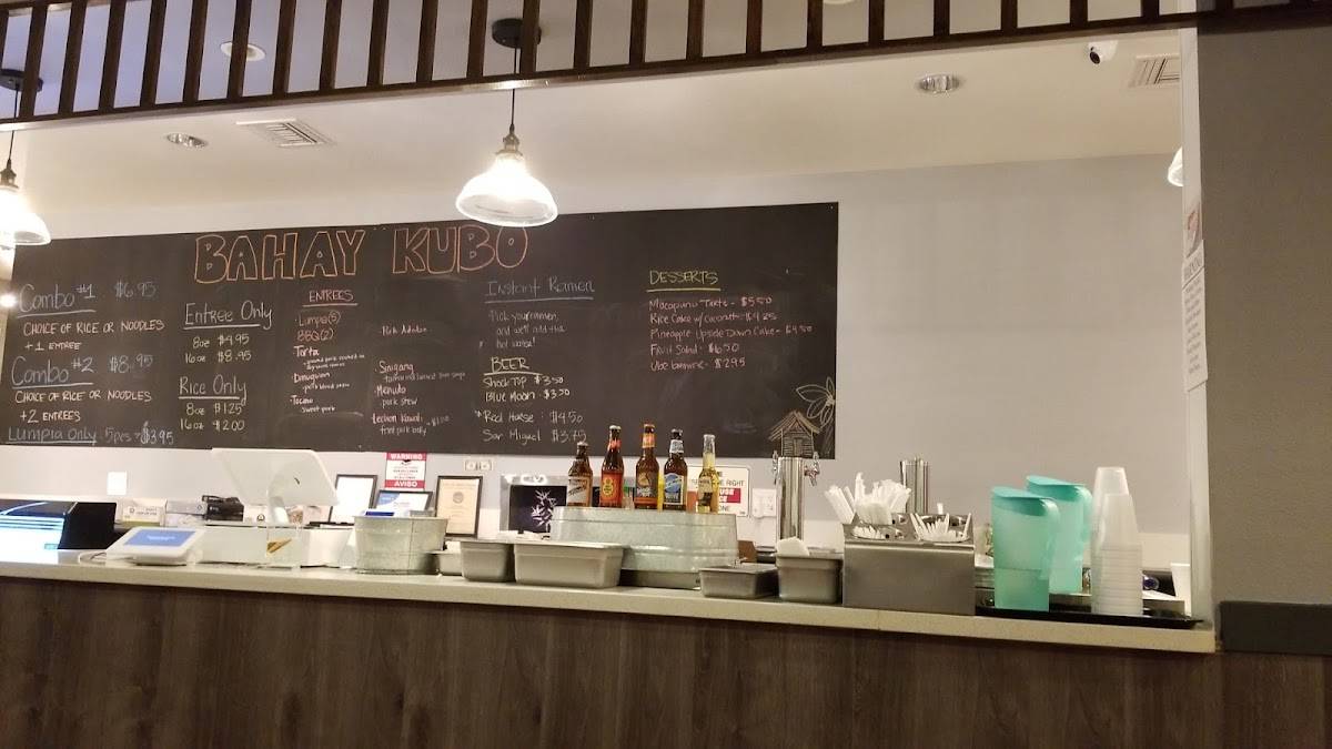 Menu at Bahay Kubo restaurant, Ridgecrest