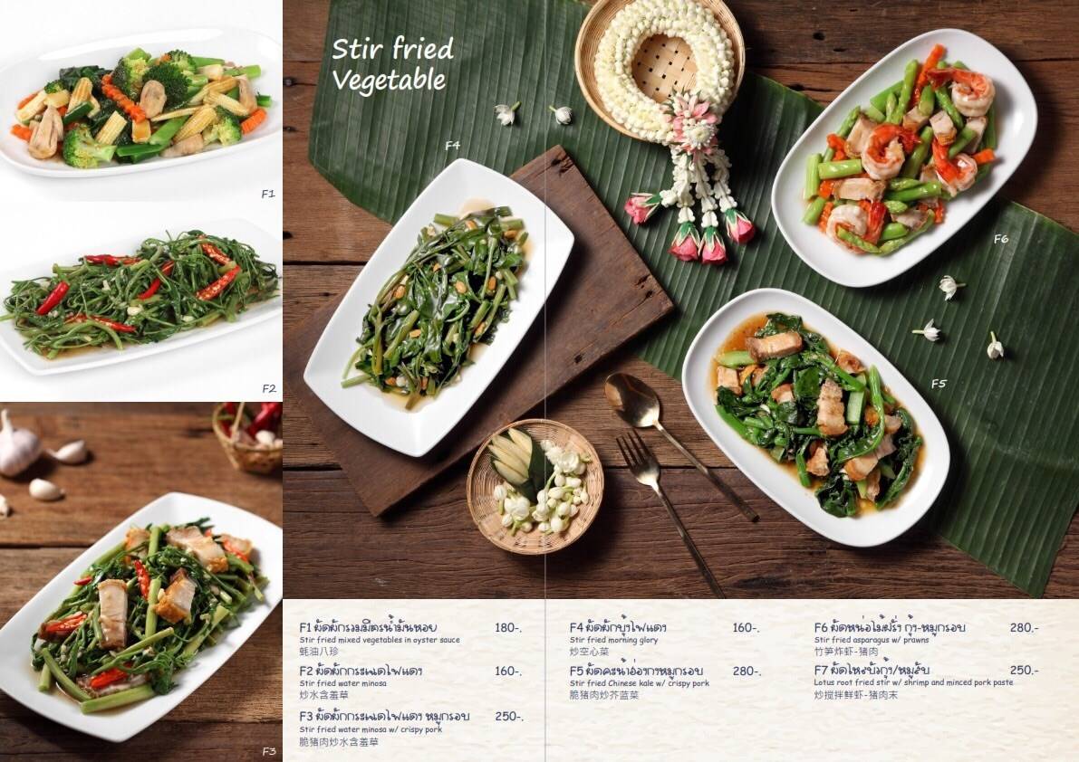 Carta del restaurante Friends Thai Cuisine ร้านอาหารไทยเพื่อนรัก, Bangkok