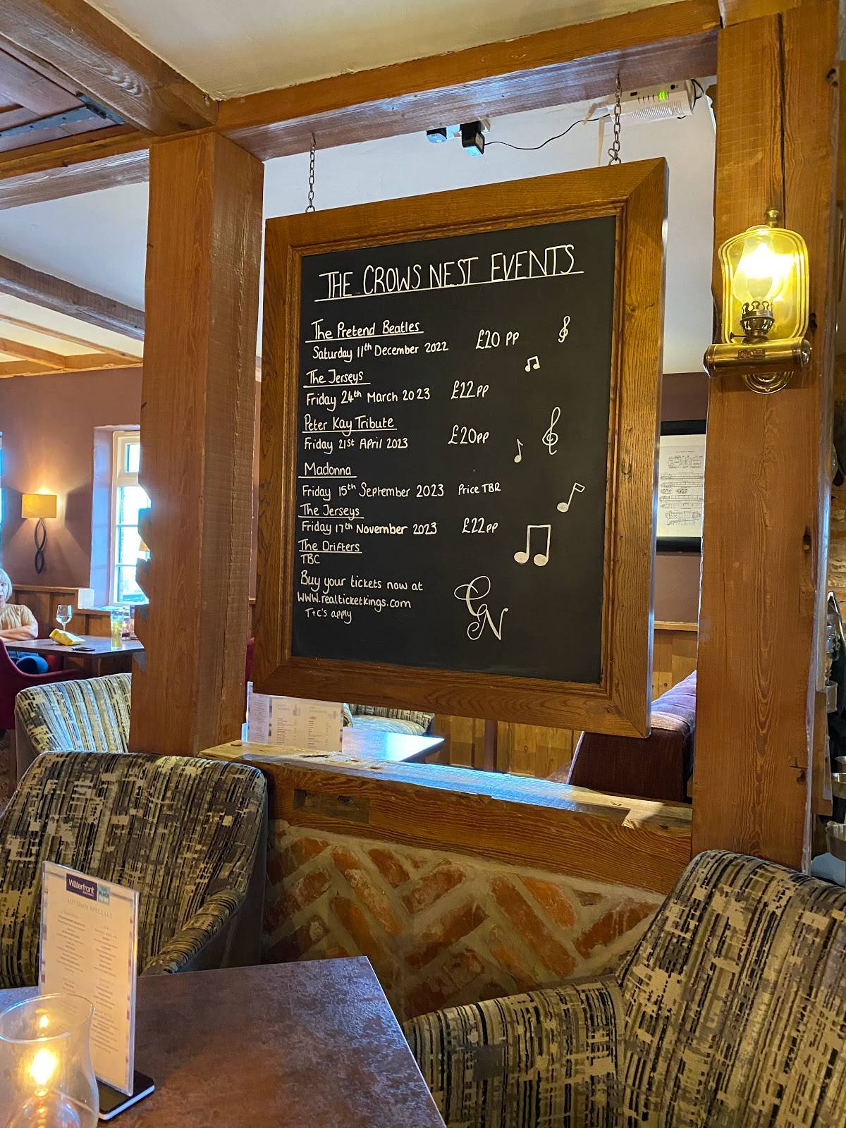 Menu at The Waterfront pub & bar, Burton upon Trent