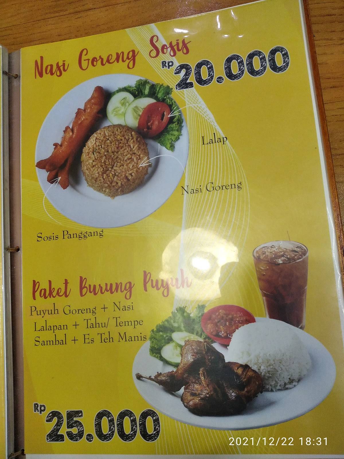 Menu at Bebek Salero Cimindi restaurant, Cimahi