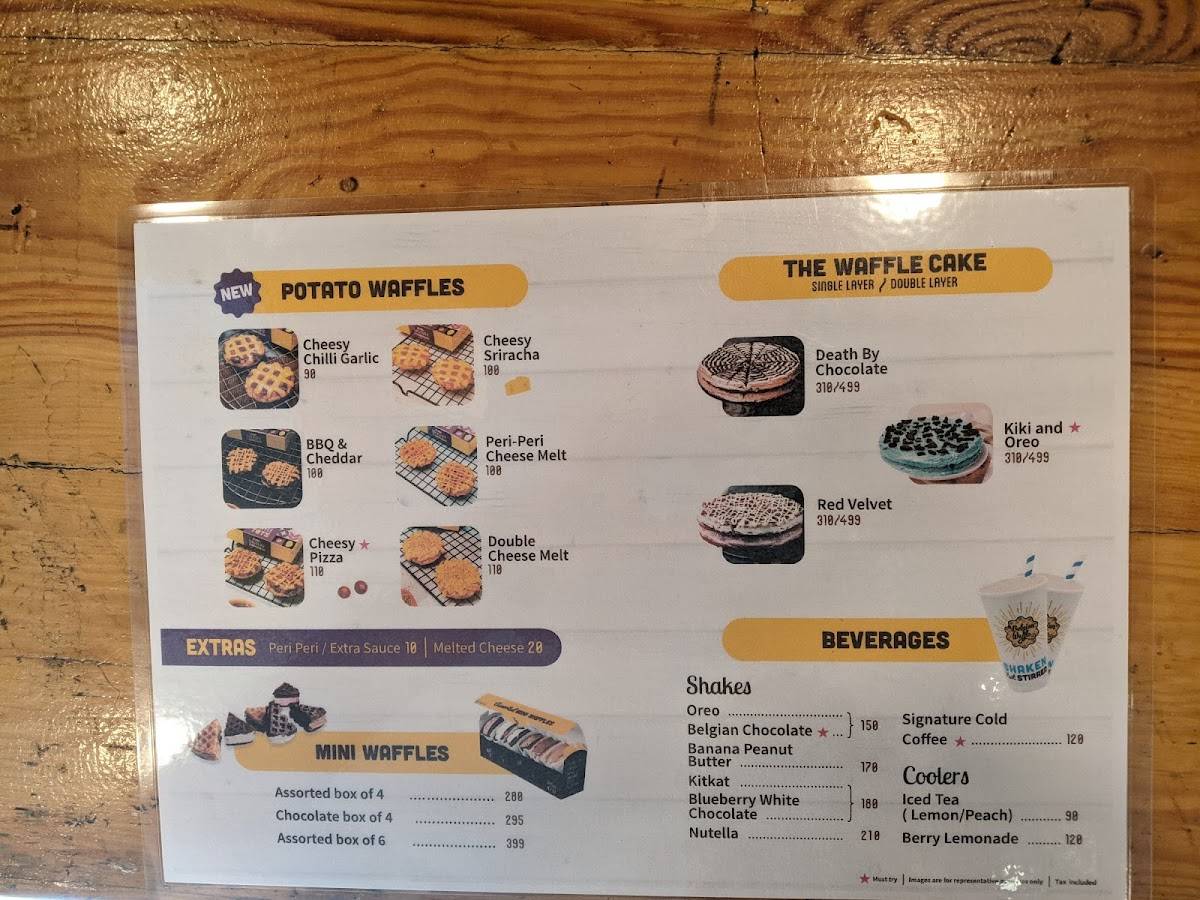 Menu at Belgian Waffle Factory Rajarajeshwari Nagar, Bengaluru