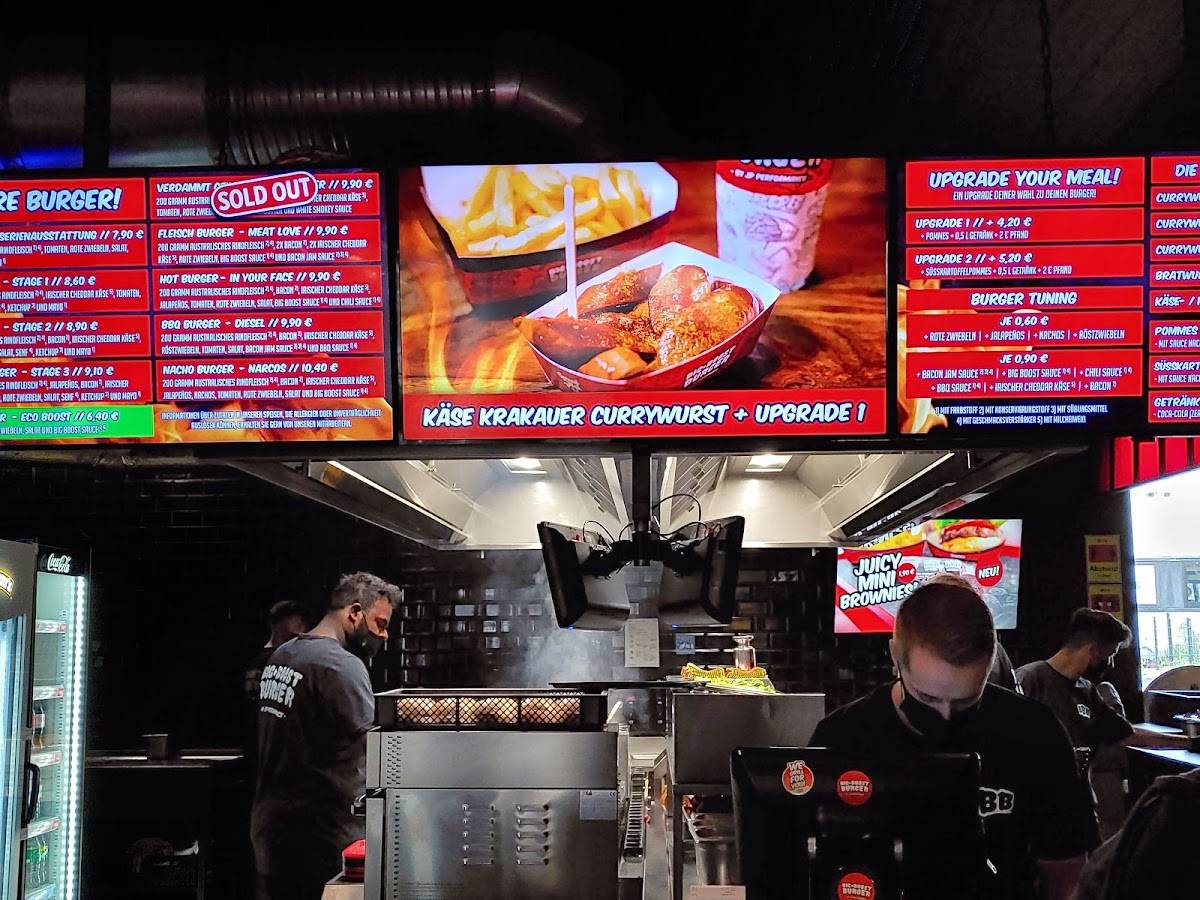 Speisekarte von Big Boost Burger restaurant, Dortmund