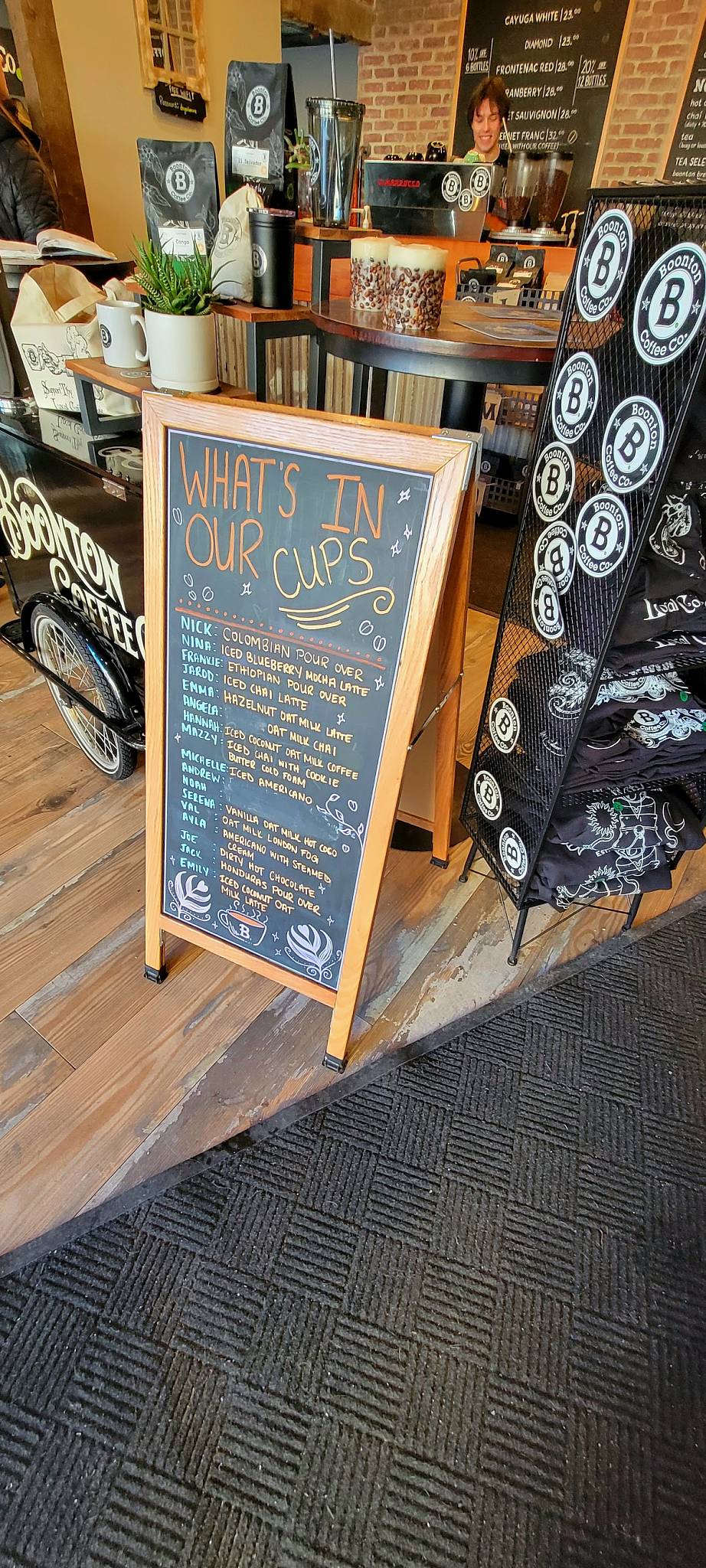 Menu at Boonton Coffee Co cafe, Boonton
