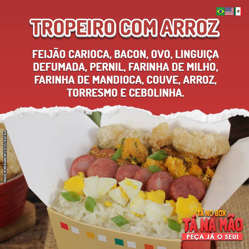 Menu em Box Mineiro restaurante, Santos