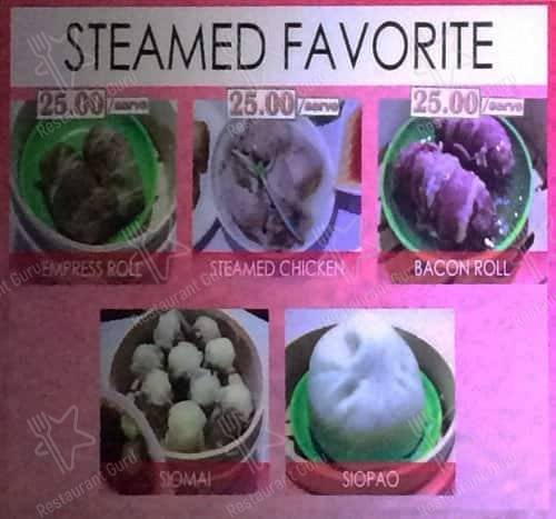 Menu at Braddex restaurant, Cebu City, 8V2C+GCV