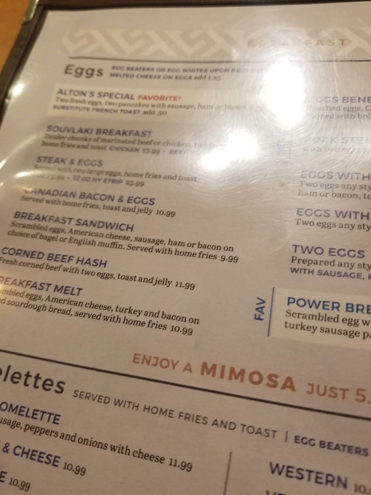 Menu at Alton's Restaurant - Cheektowaga, Buffalo, Walden Ave