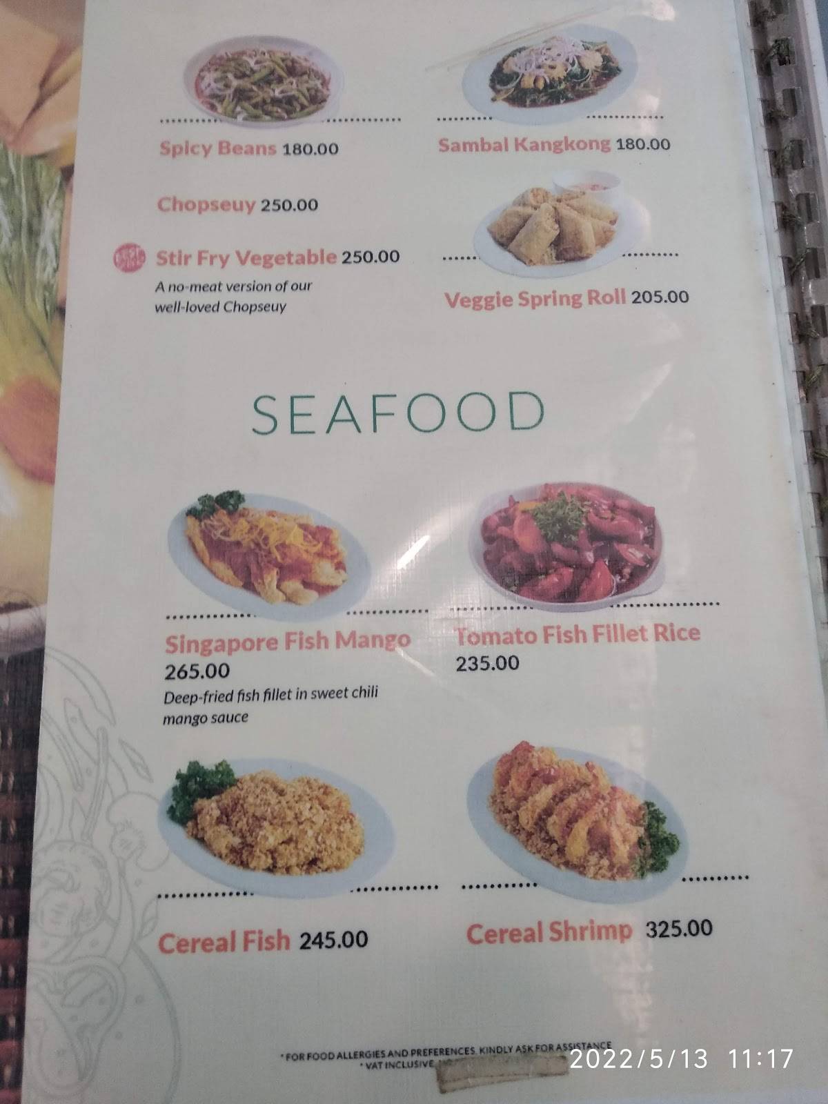 Menu at Bugis Singapore Street Food restaurant, Quezon City, 78 Nicanor ...