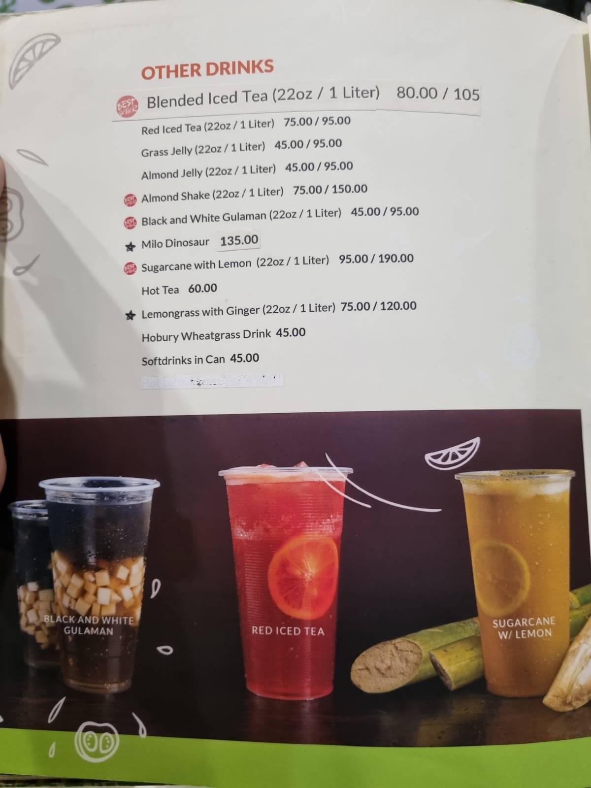 Menu at Bugis Singapore Street Food restaurant, Quezon City, 78 Nicanor ...