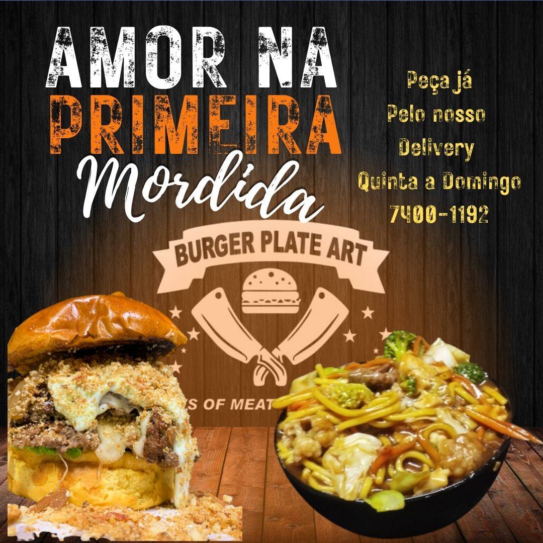Menu at BurgerPlateArt restaurant, Fortaleza