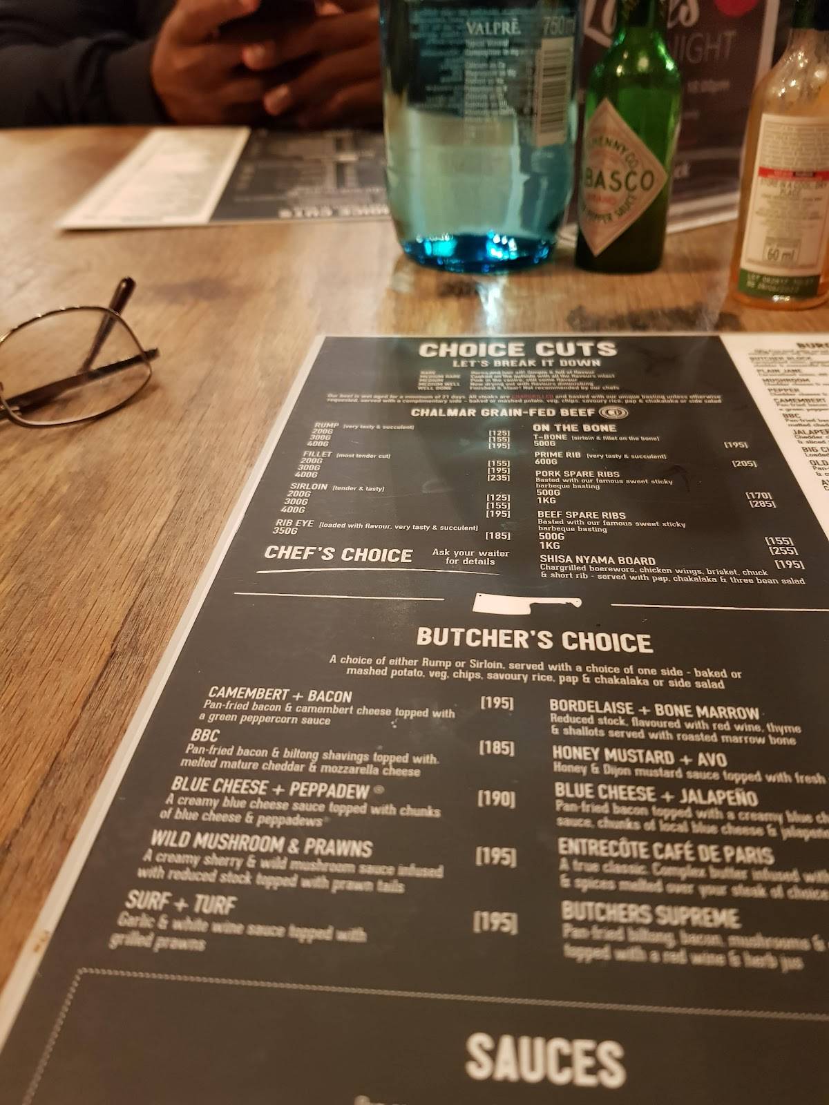 Menu at Butcher Block Florida Road BBQ, Durban, 140 Florida Rd