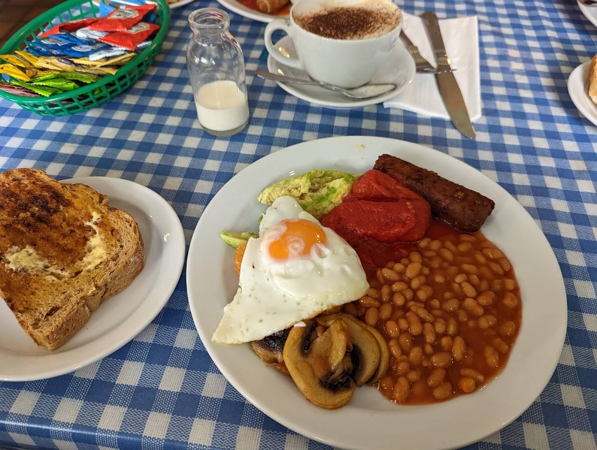 Menu at The Green cafe, Caerleon