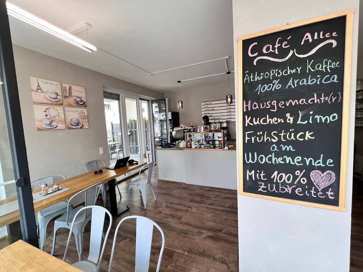 Speisekarte von Cafe Allee, Frankfurt am Main