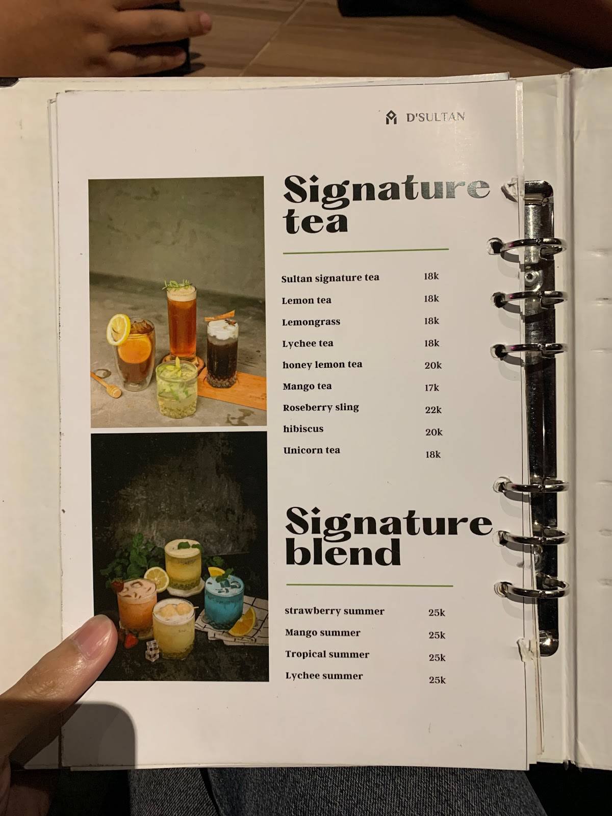 Menu at D’Sultan Cafe Tuban, Tuban