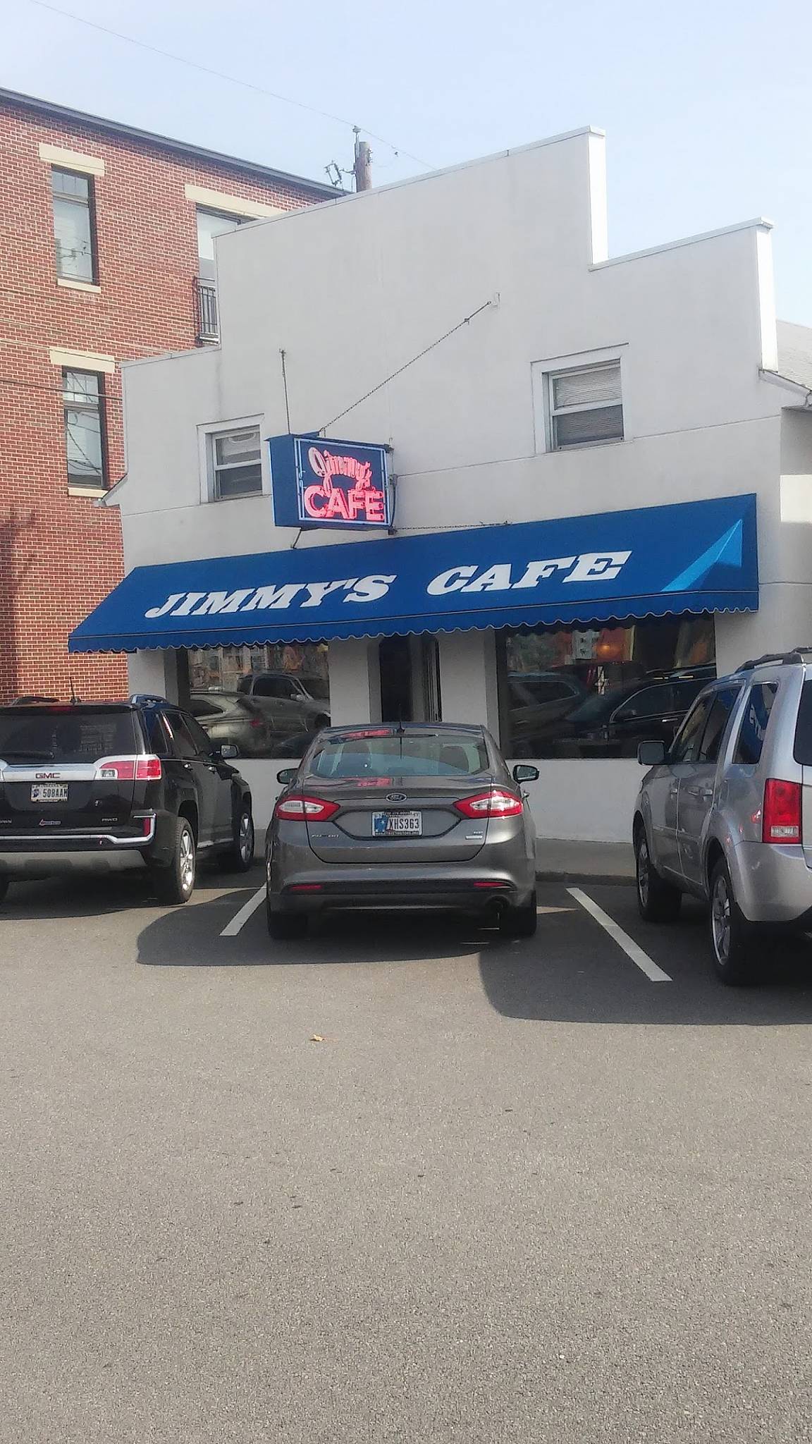 Menu at Jimmy's Cafe, Valparaiso