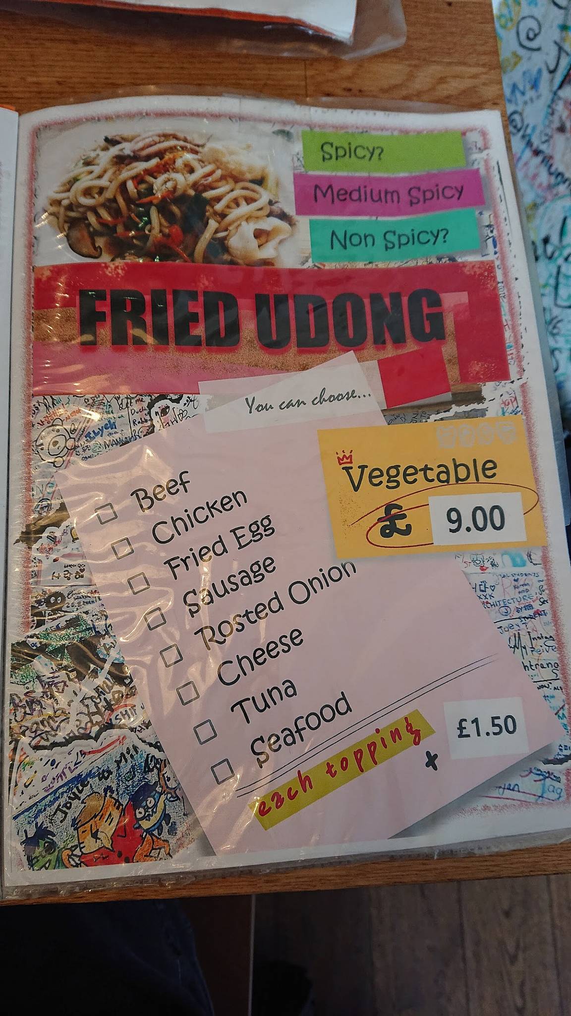 Menu at Seoul Bakery (sb), London, 14 Great Russell St