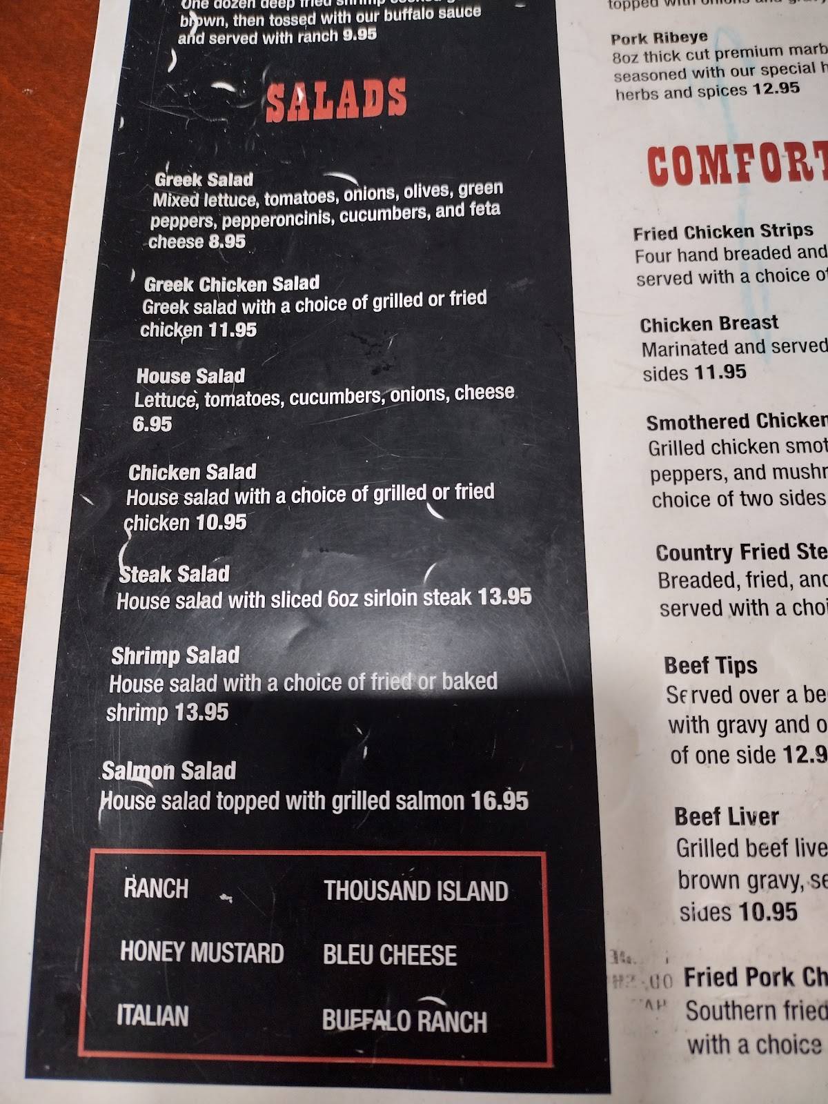 Menu at Calhoun Steakhouse, Jacksonville