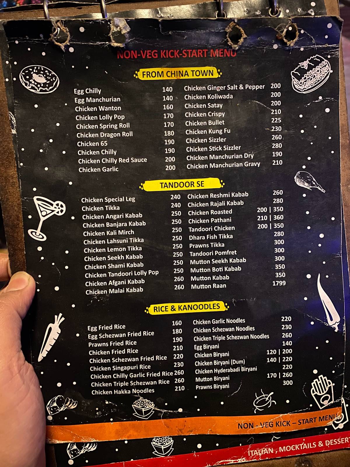 Menu at Carnival Cafe, Dhanbad, Hirak Road
