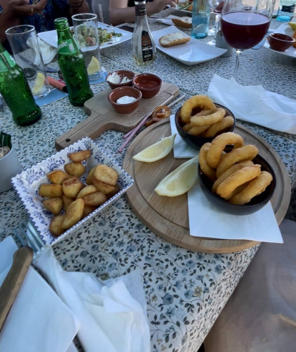 Menu at Cascada restaurant, Moraira