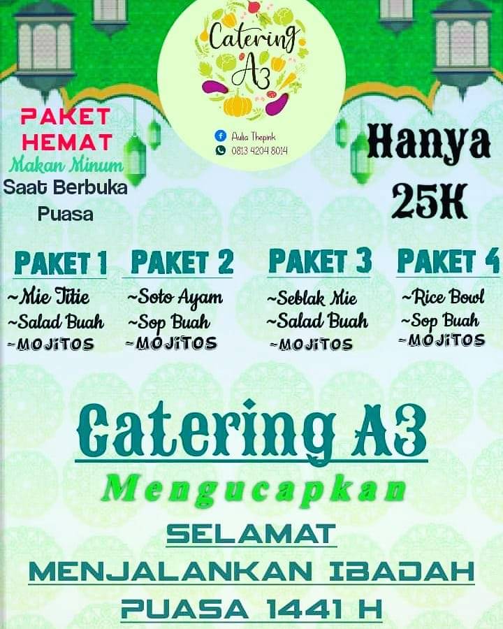 Carta del restaurante Catering A3, Pekkabata