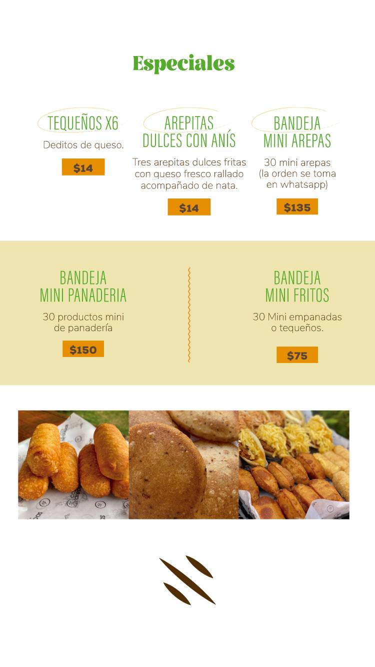 Carta del restaurante Ccs Arepas, Bogotá, Esquina