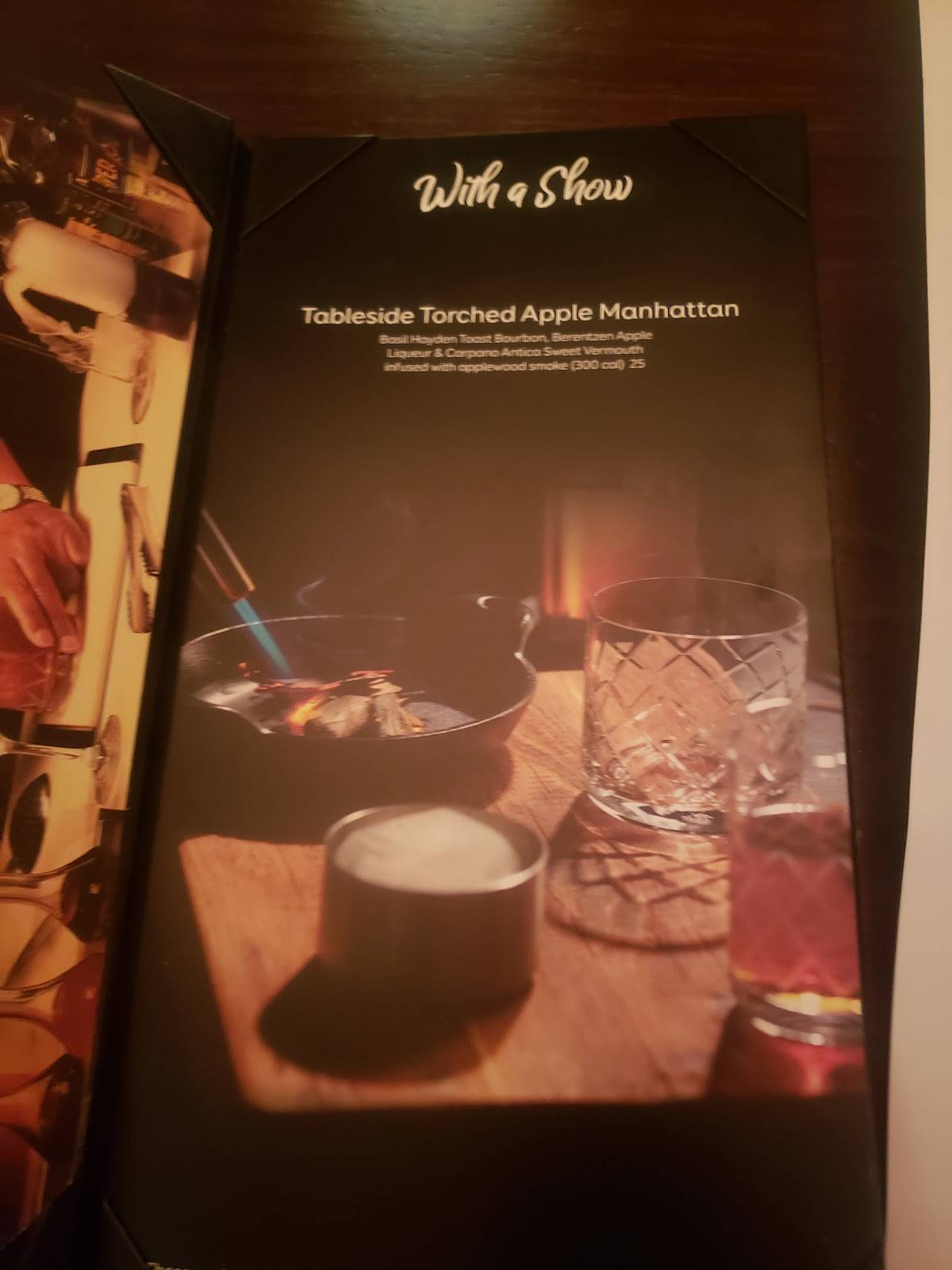Menu at Chart House steakhouse, Atlantic City