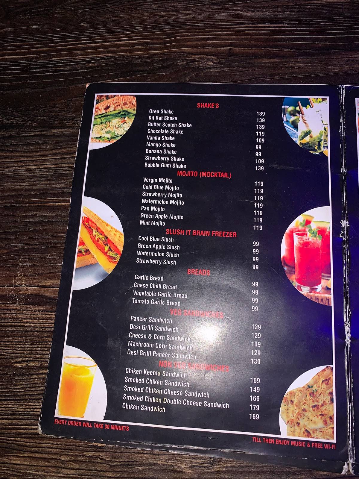 Menu at Chaska Cafe, Bareilly