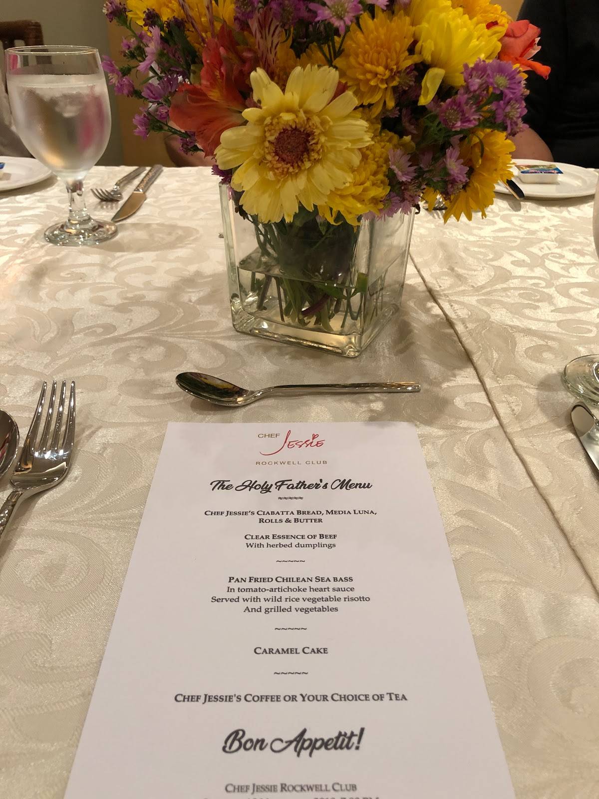 Menu at Chef Jessie Rockwell Club, Makati