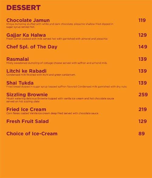 Menu at Pakwan Chennai, Chennai, 1st Floor
