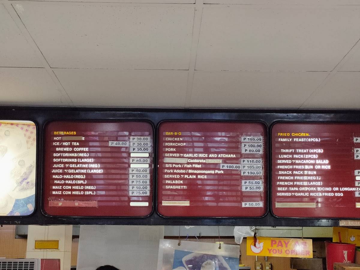 Menu at Chickies & Patties Food Inc restaurant, Davao City, 134 Ramon ...