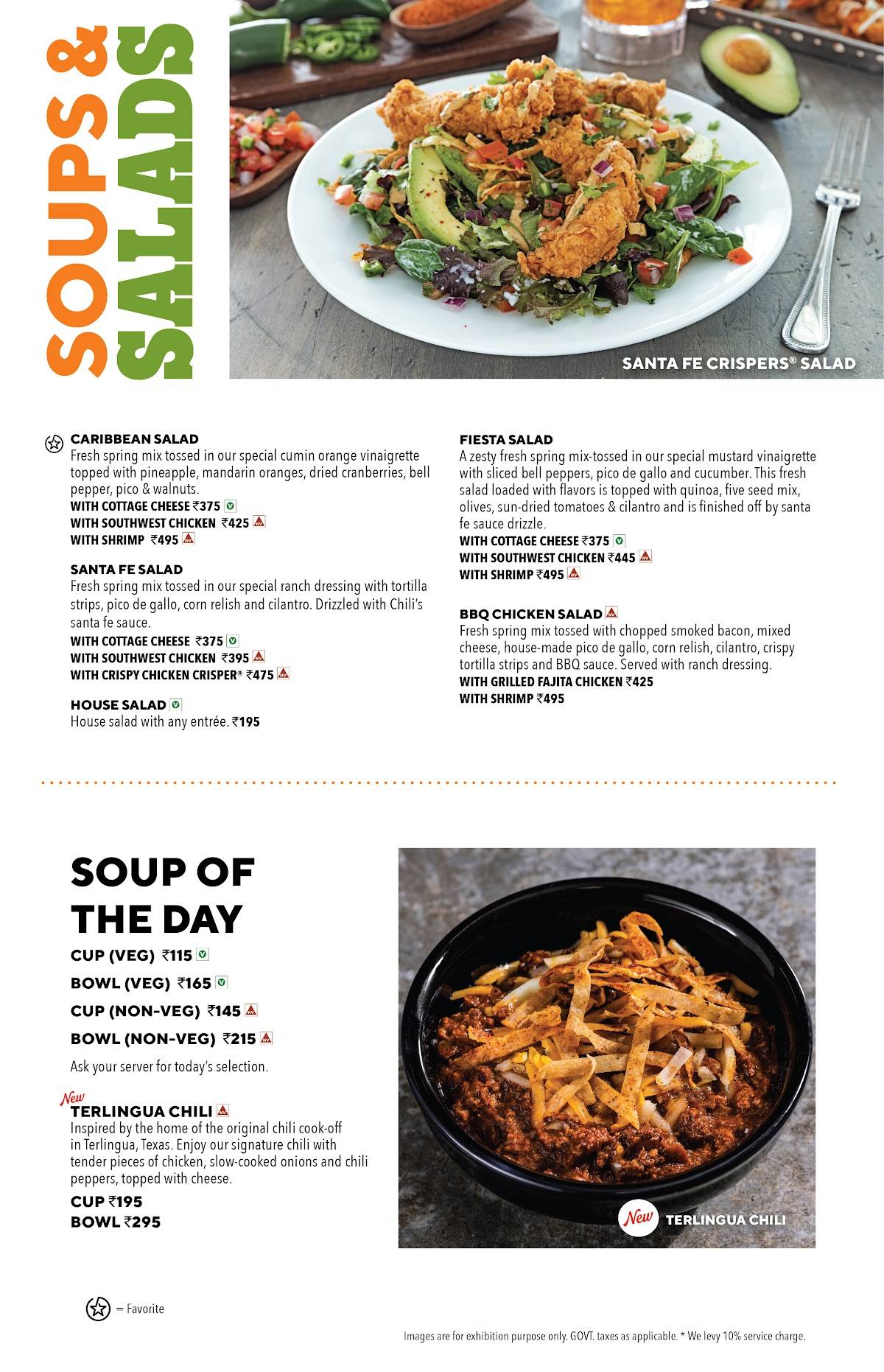 Menu at Chili's Grill & Bar, Kolkata, 2nd Floor