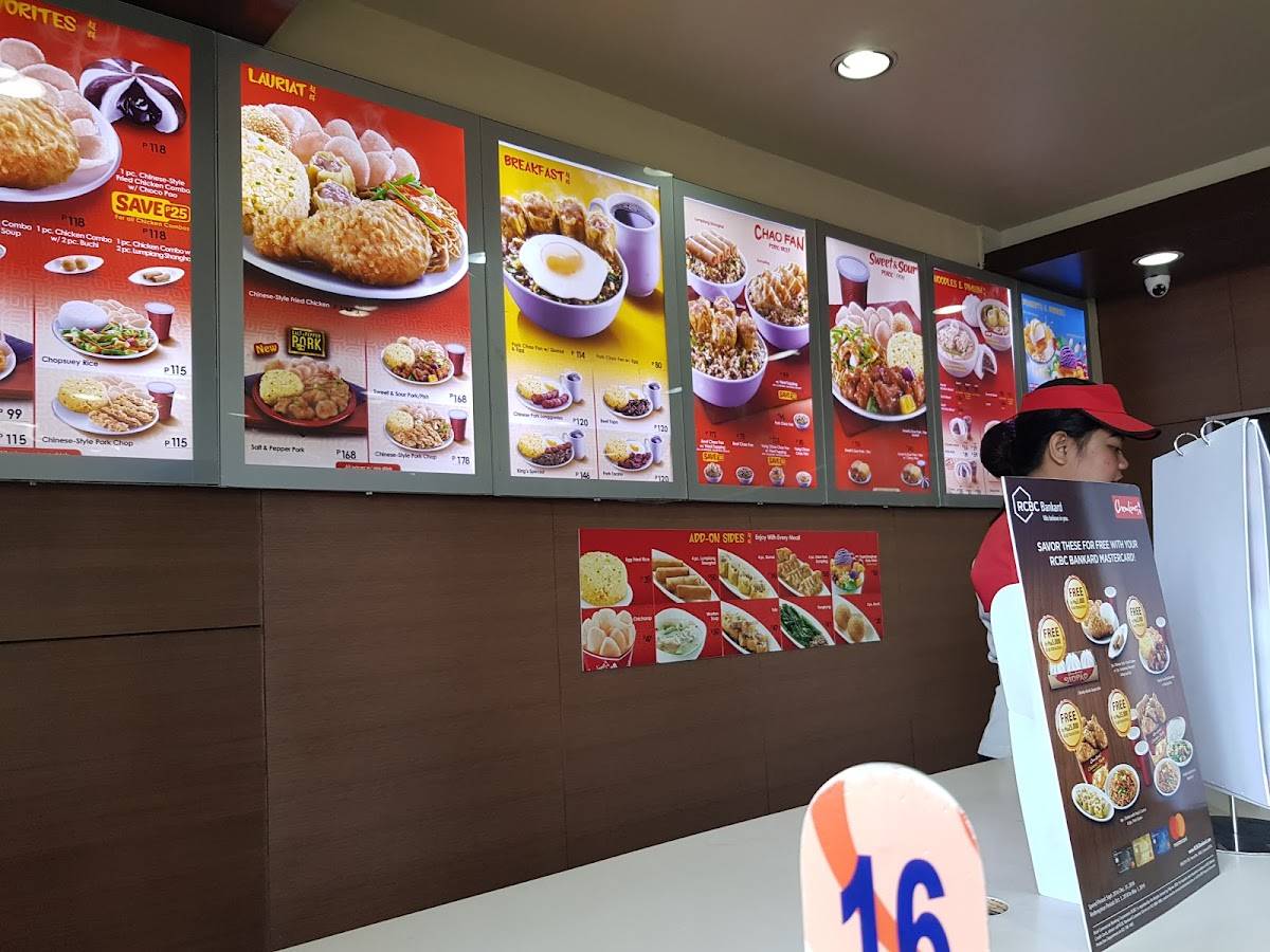 Menu at Chowking restaurant, Cauayan City, 1