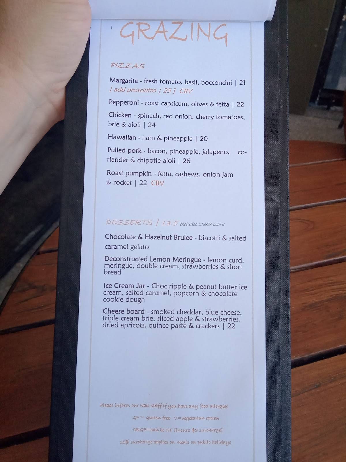 Menu at Cobblers Tavern pub & bar, Wannanup