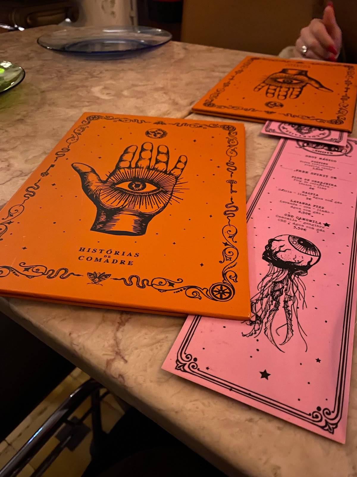 Menu em Comadre restaurante, Lisboa