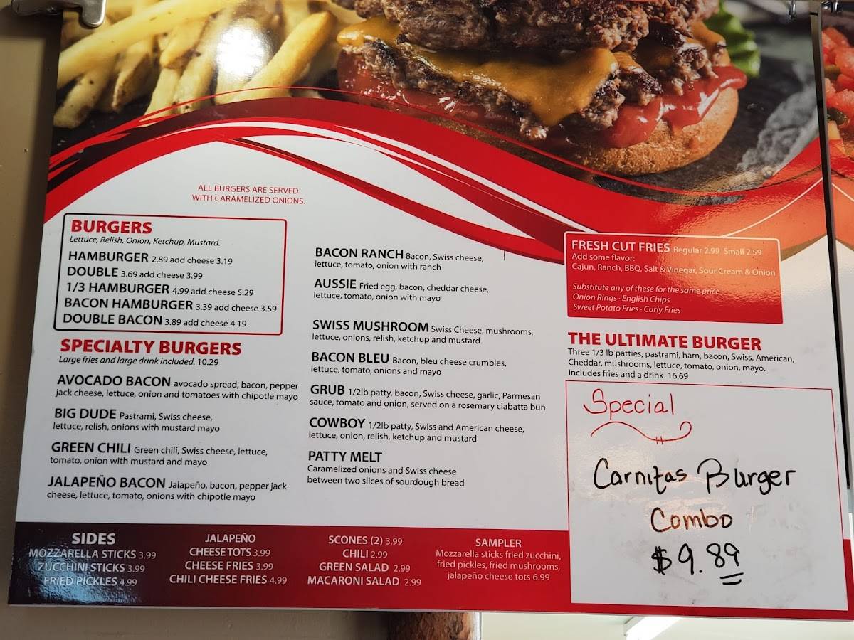 Menu at Country Grub fast food, Naples, S 1500 E