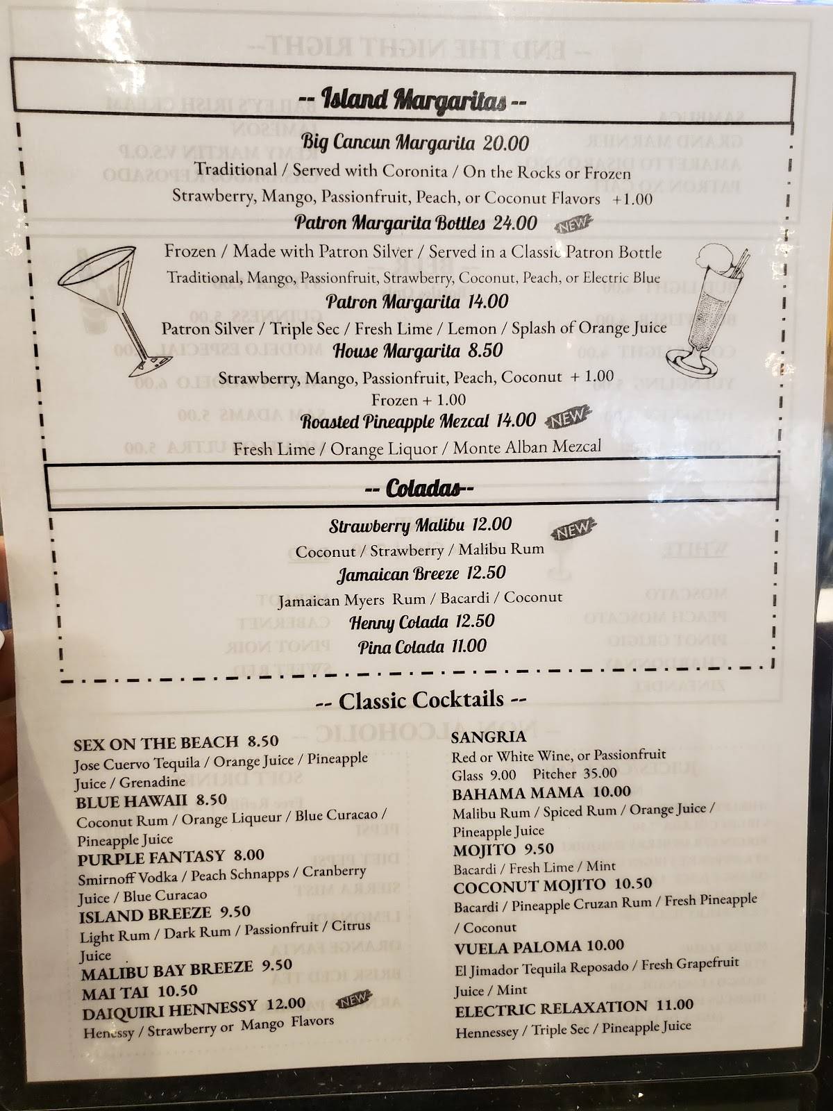 Menu at Crab Island Cajun Seafood & Bar, Clifton