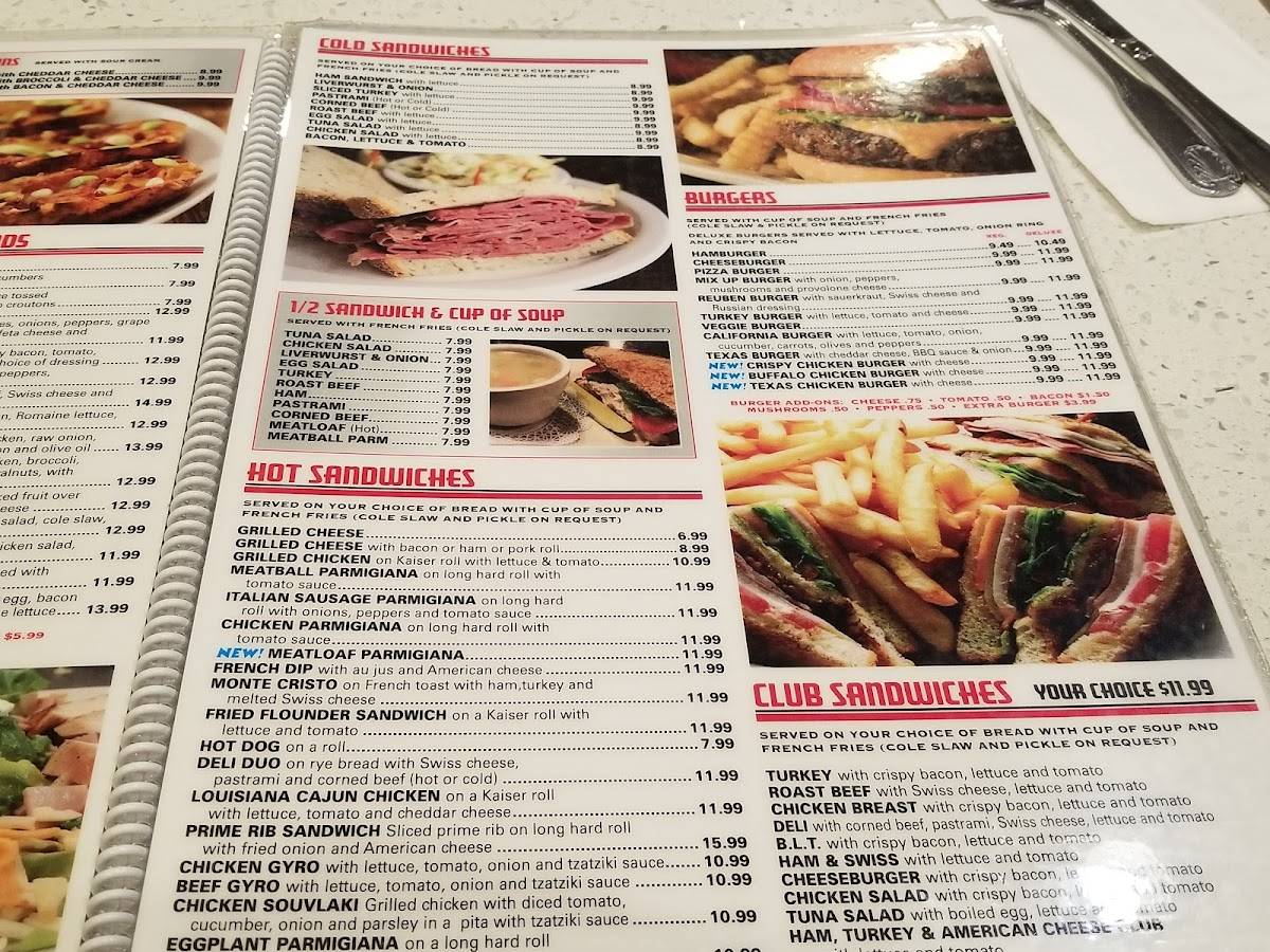 Menu at Rt. 130 Diner restaurant, Delran