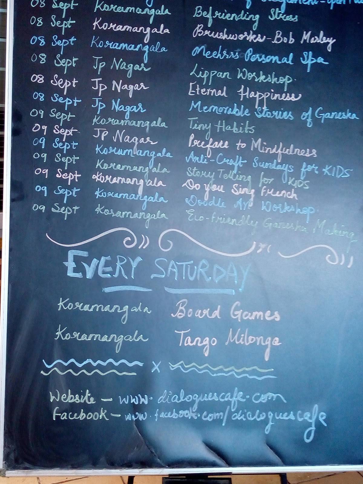 Menu at Dialogues Cafe Koramangala, Bengaluru, 21