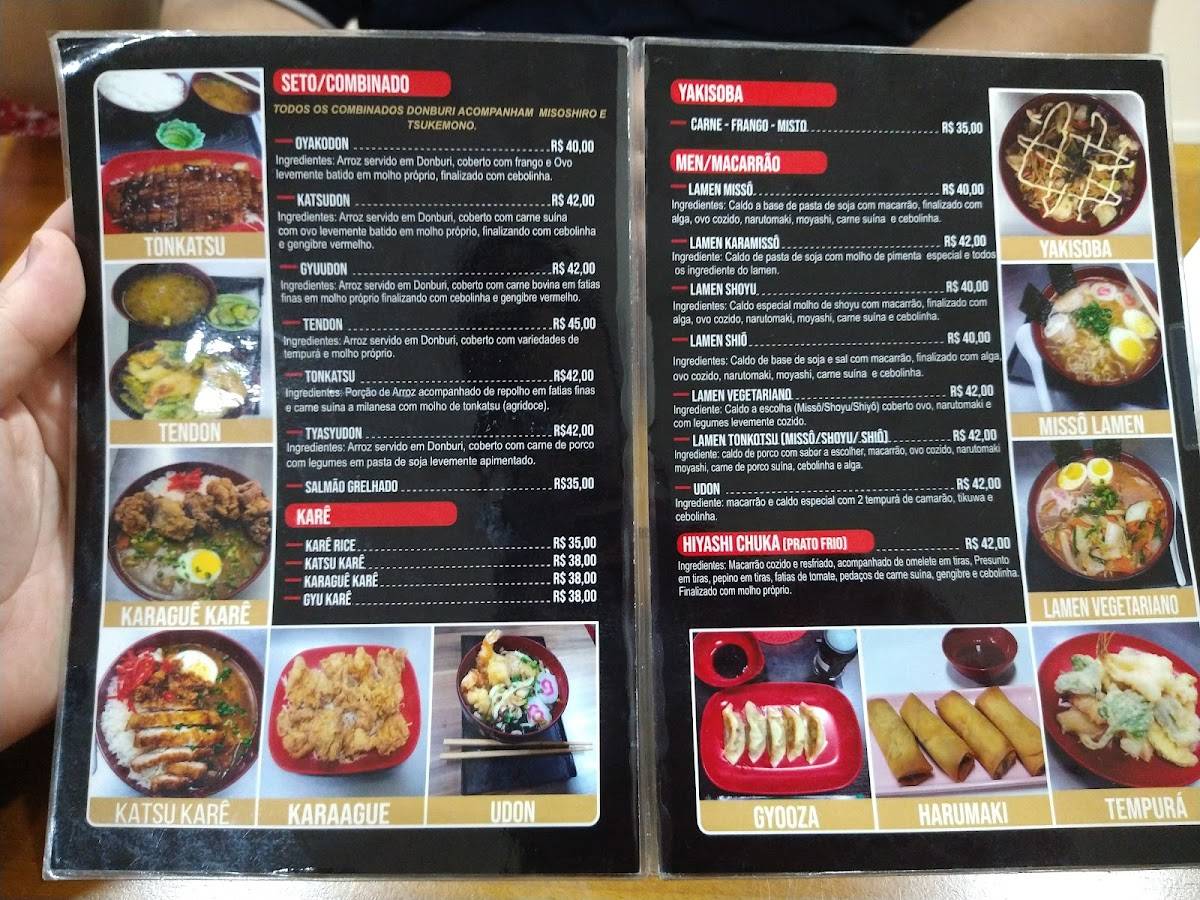 Carta del restaurante Donburi Manaus, Manaos