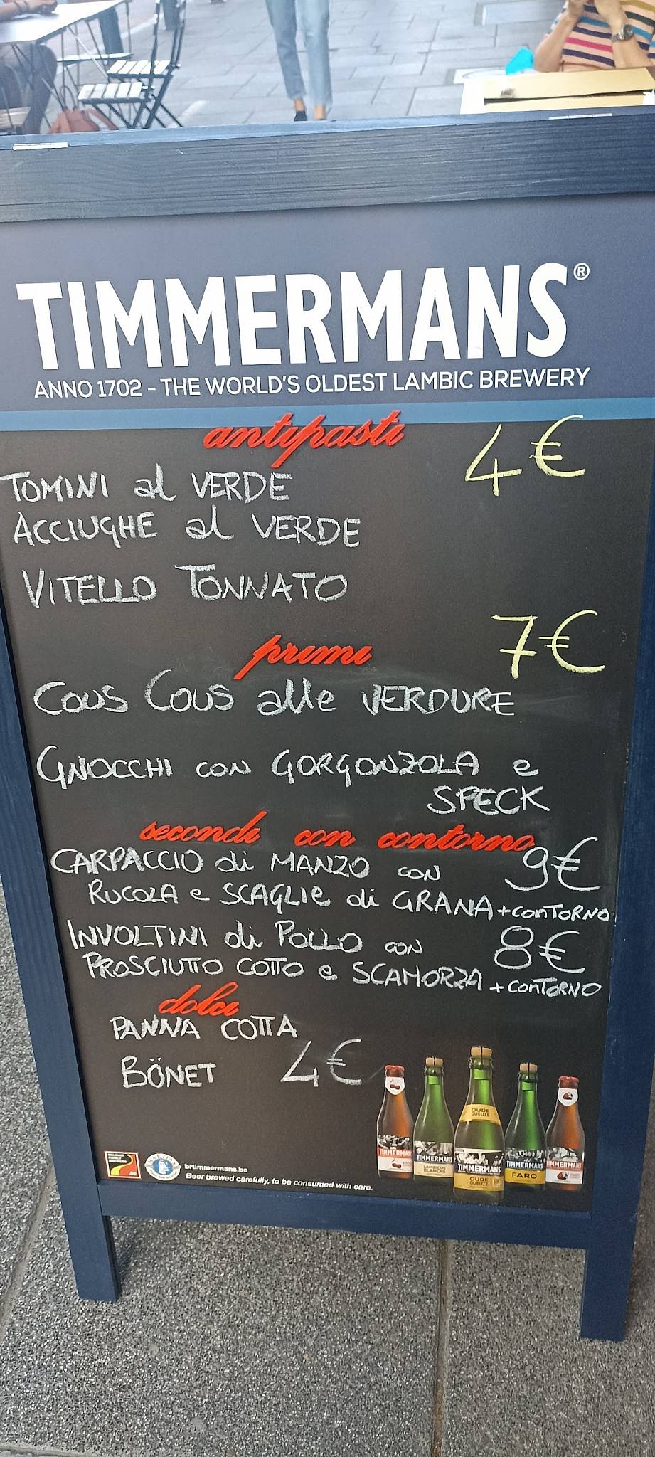 Menu at Downpatrick pub & bar, Turin