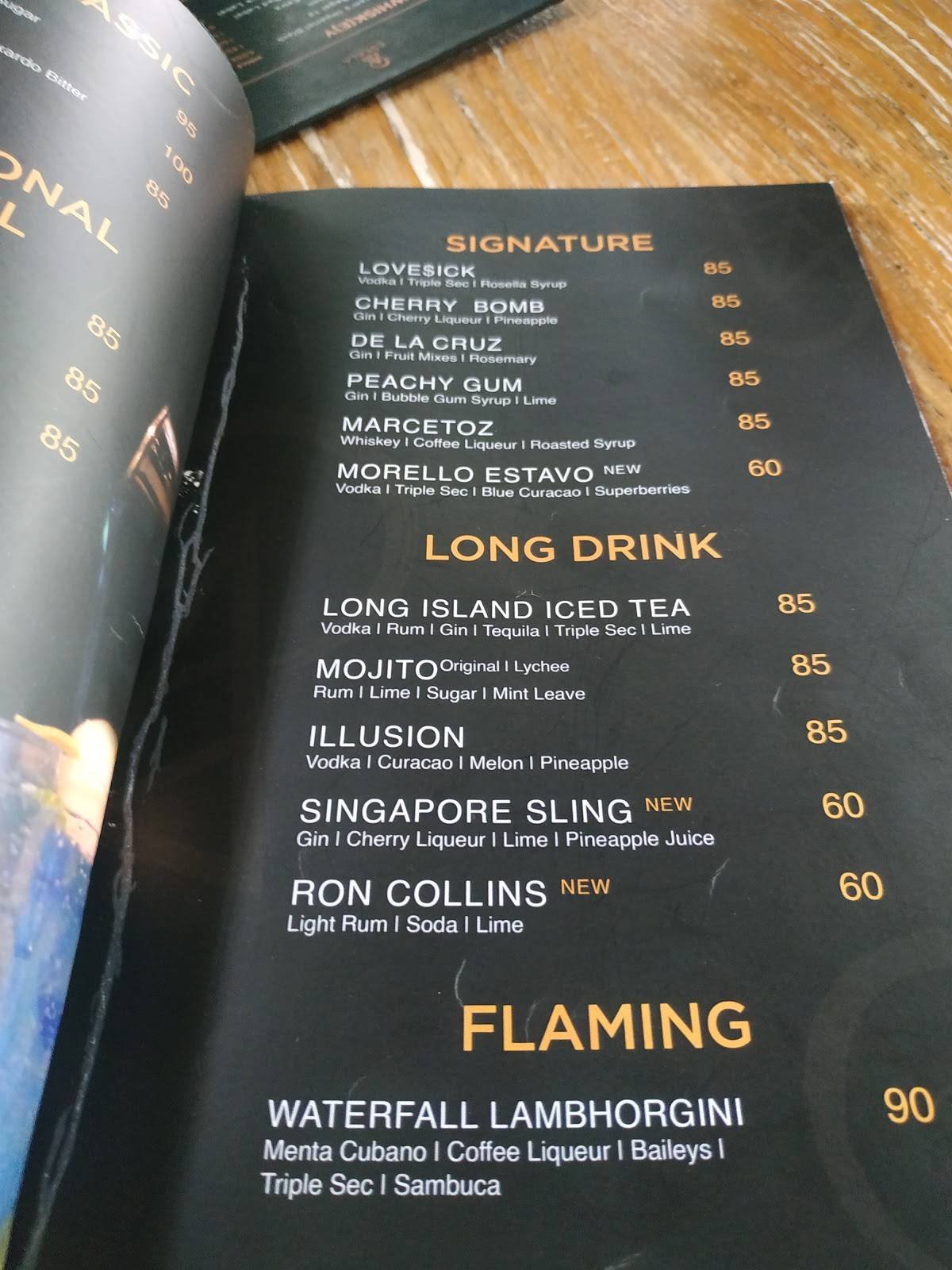 Menu at ESKALA Eatery Bar & Coffee, Minomartani