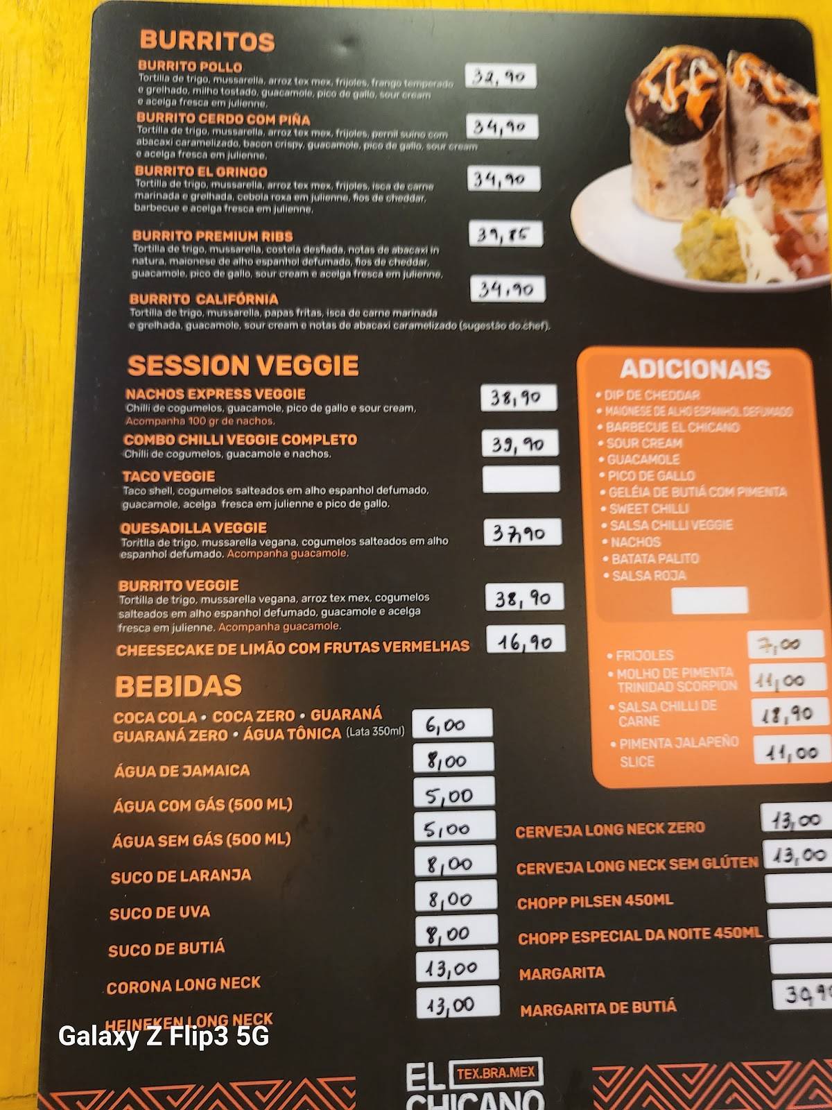 Menu em El Chicano Pocket - Restaurante Mexicano no Centro, Florianópolis