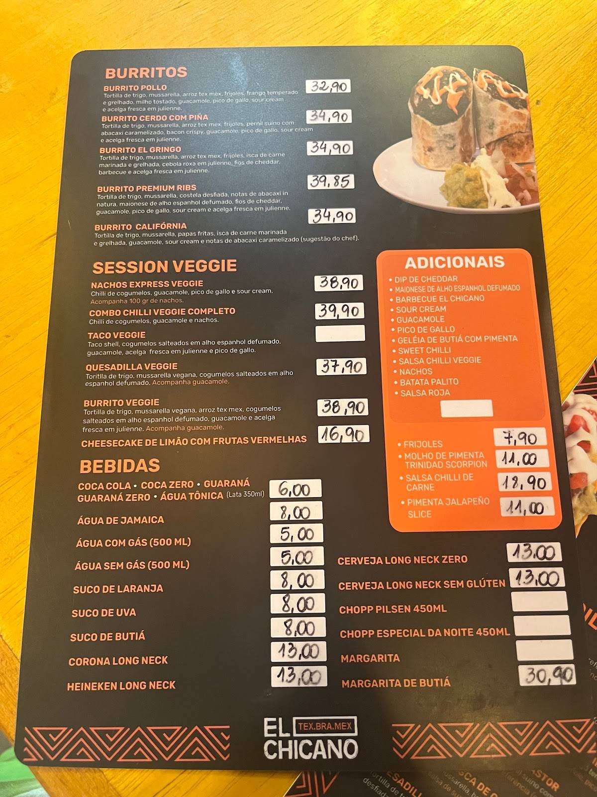 Menu em El Chicano Pocket - Restaurante Mexicano no Centro, Florianópolis