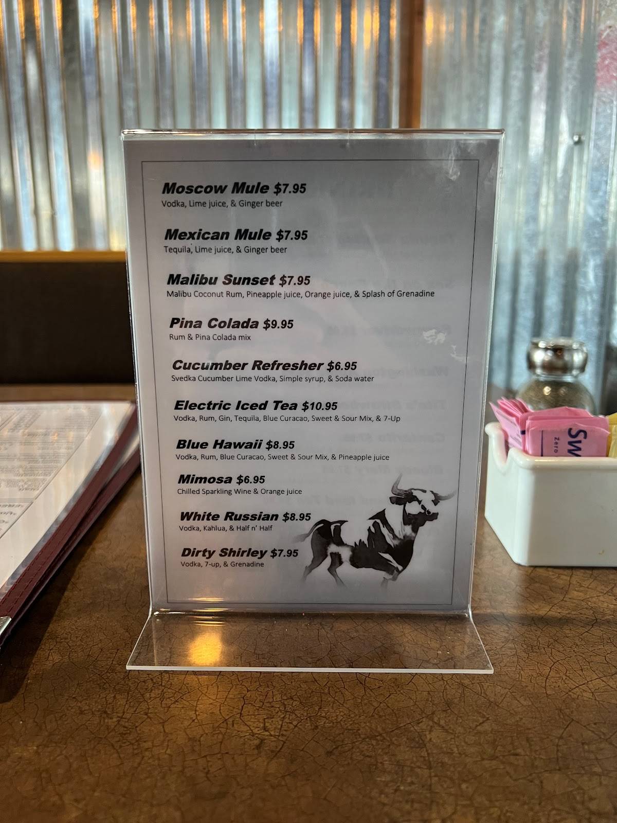 Menu at El Torito Bar & Grill, Omak