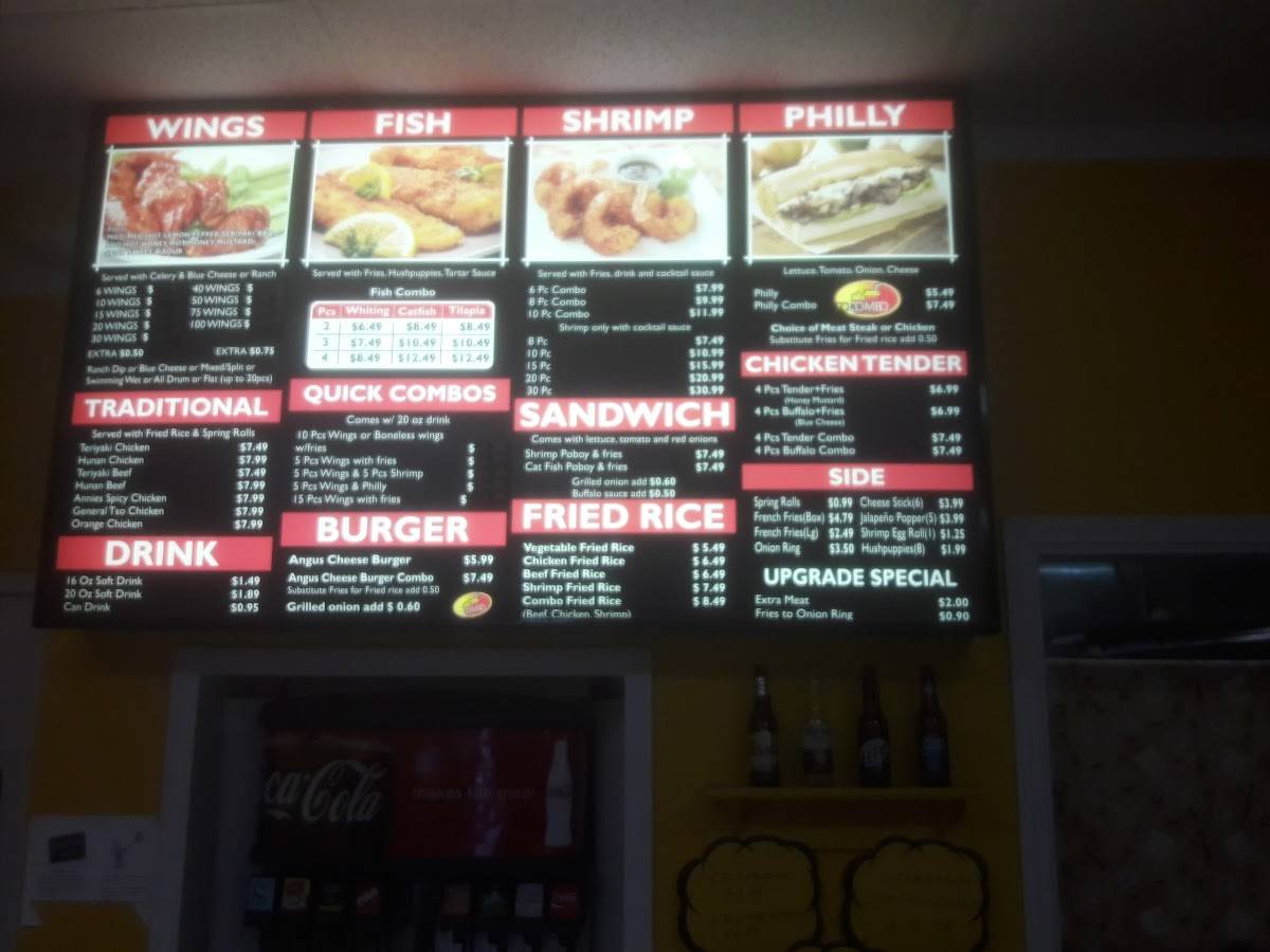 Menu at Food 2 Go restaurant, Suwanee