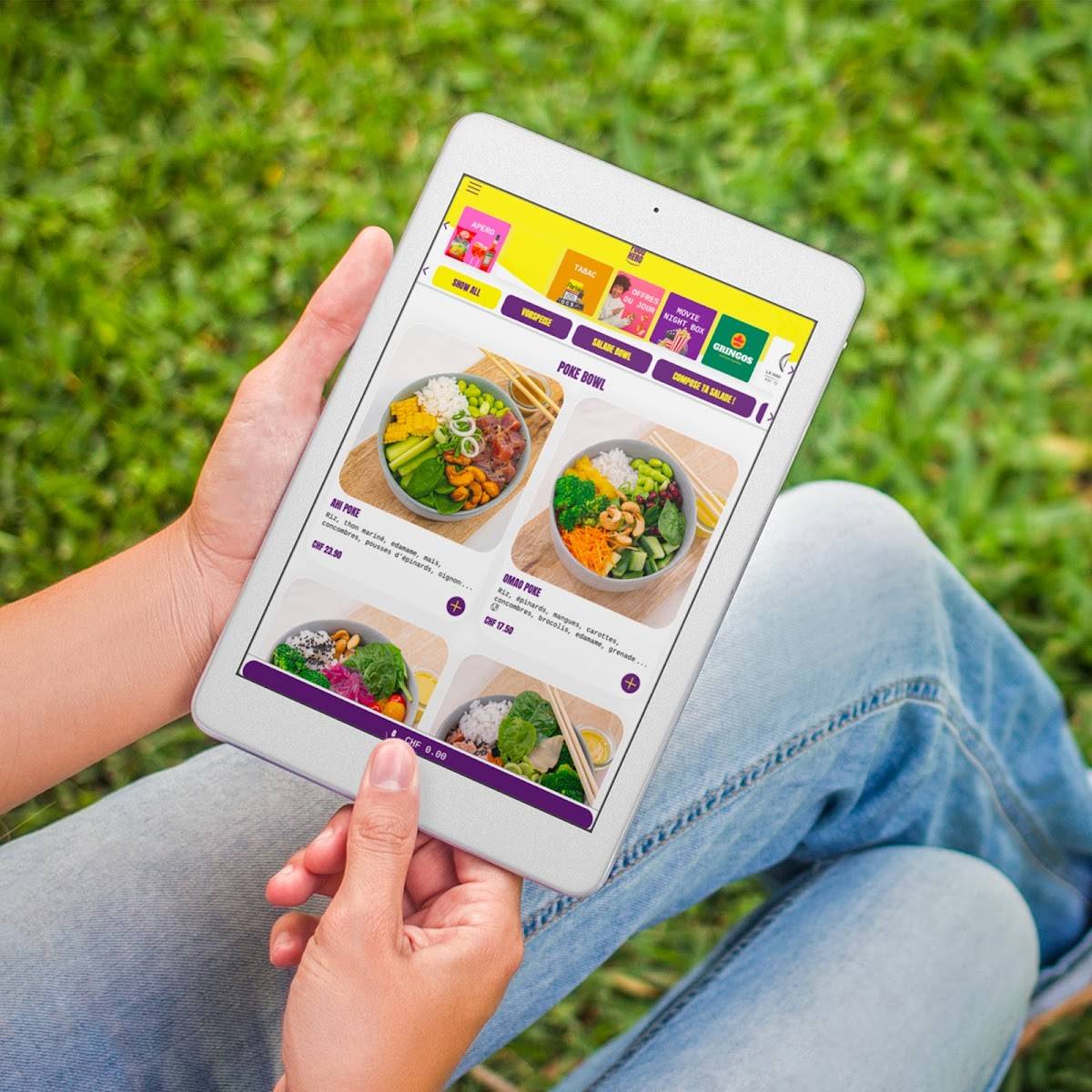 Menu au Food Hero, Bale