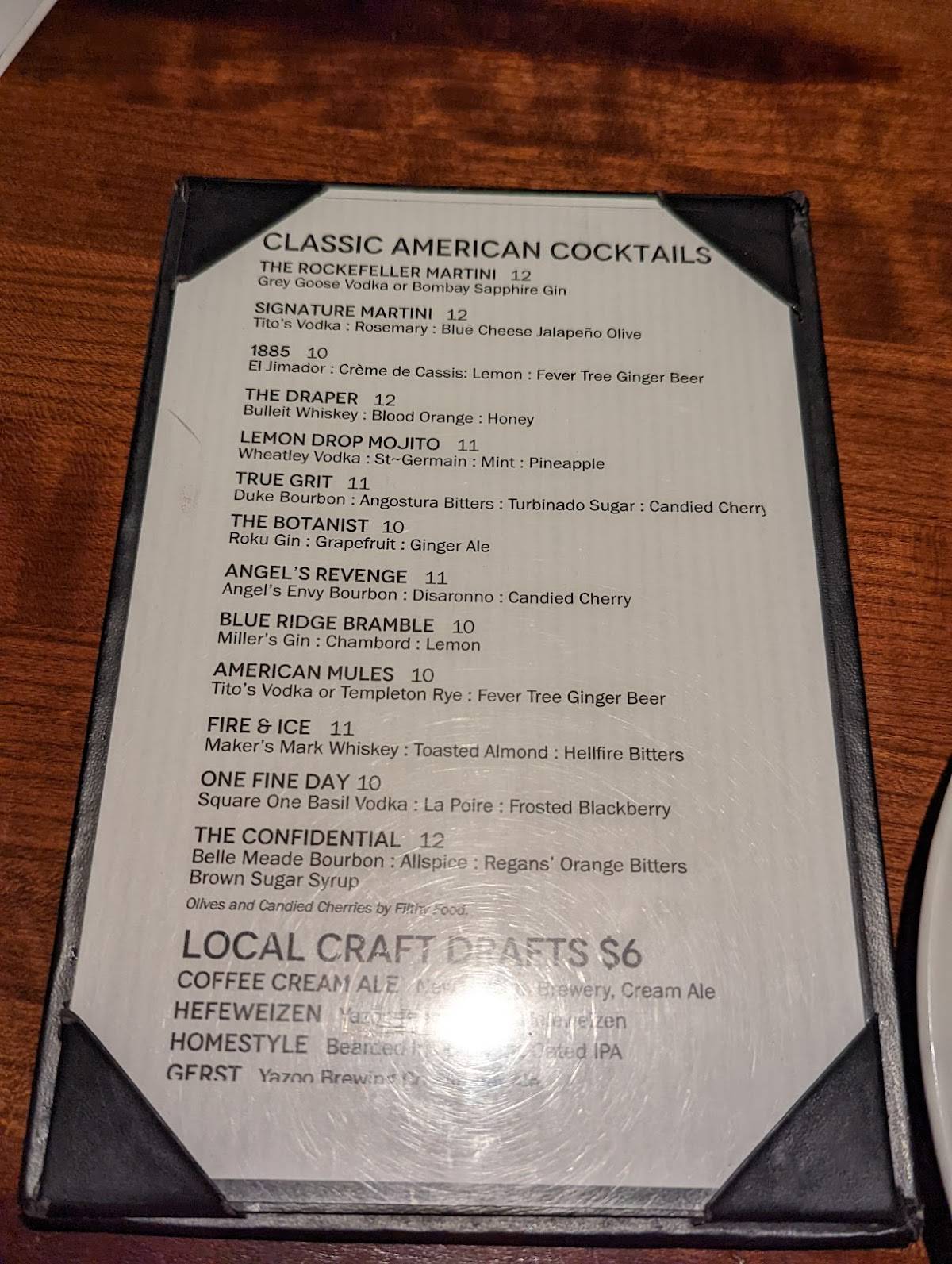 Menu at Stoney River Steakhouse and Grill, Franklin, Galleria Blvd