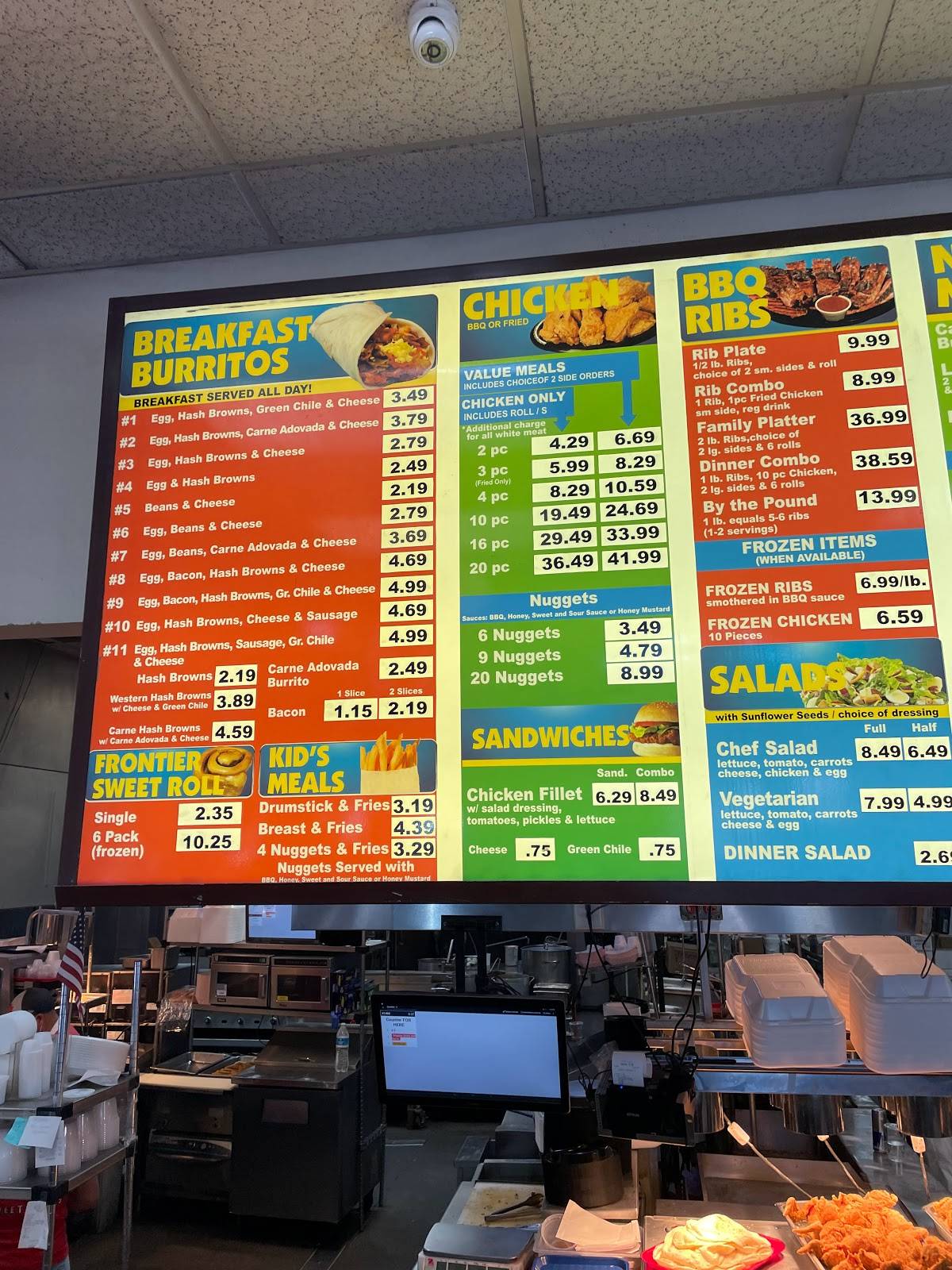 Menu at Golden Pride East BBQ, Albuquerque, Central Ave NE