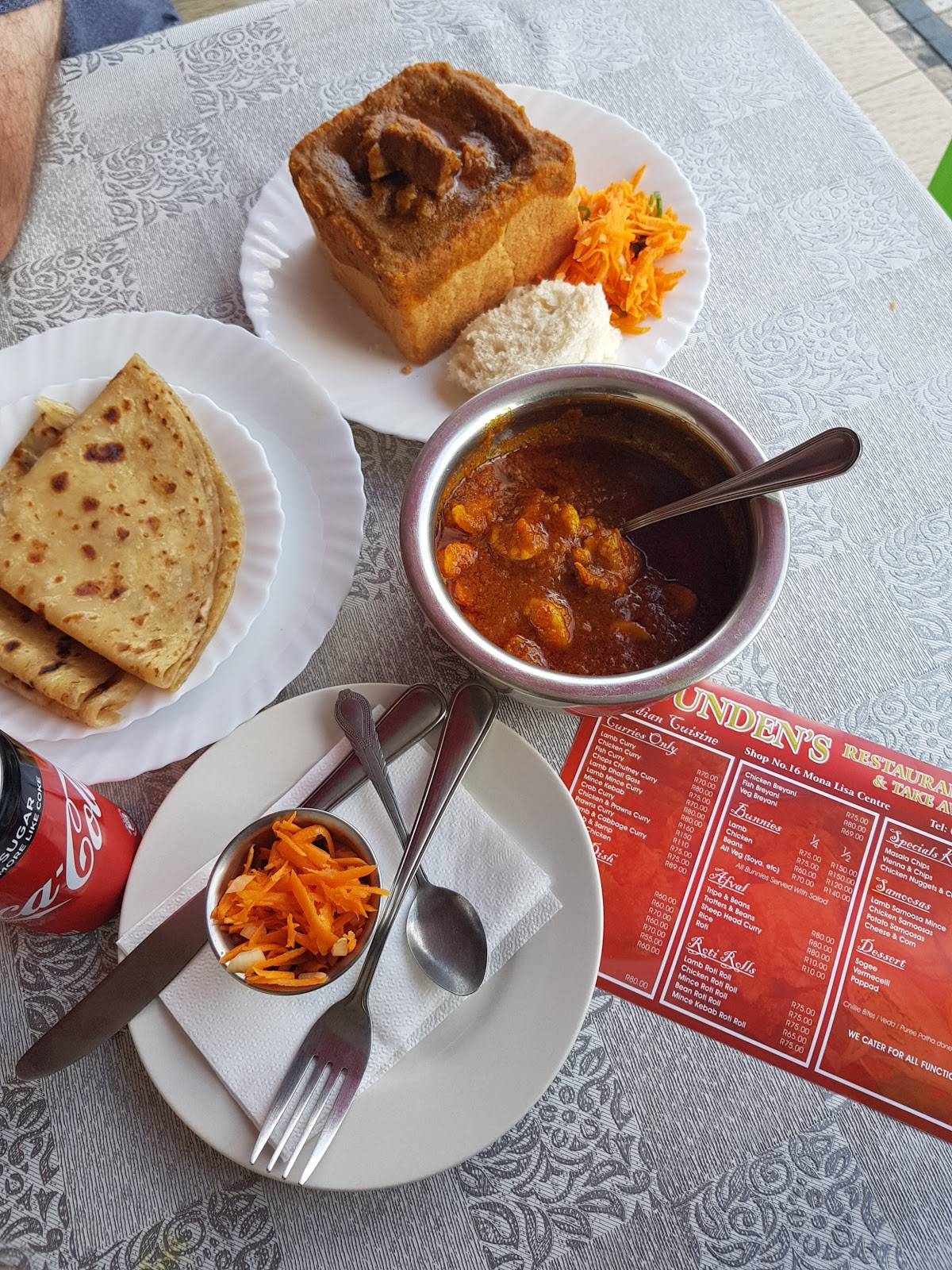 Menu at Gounden's Restaurant & Take Away, Benoni, 16