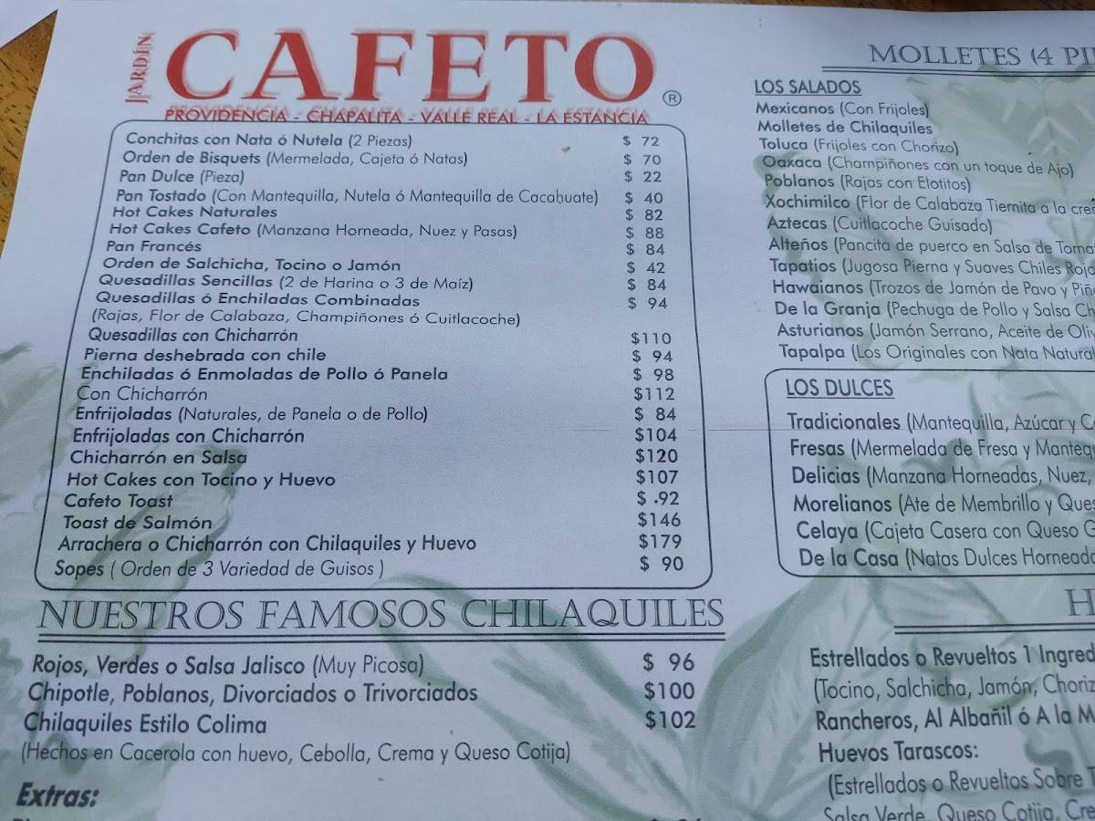 Carta de Jardín Cafeto Providencia, Guadalajara, Av Montevideo 3194